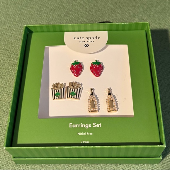 kate spade | Jewelry | Kate Spade New York X Target Earrings Set ...